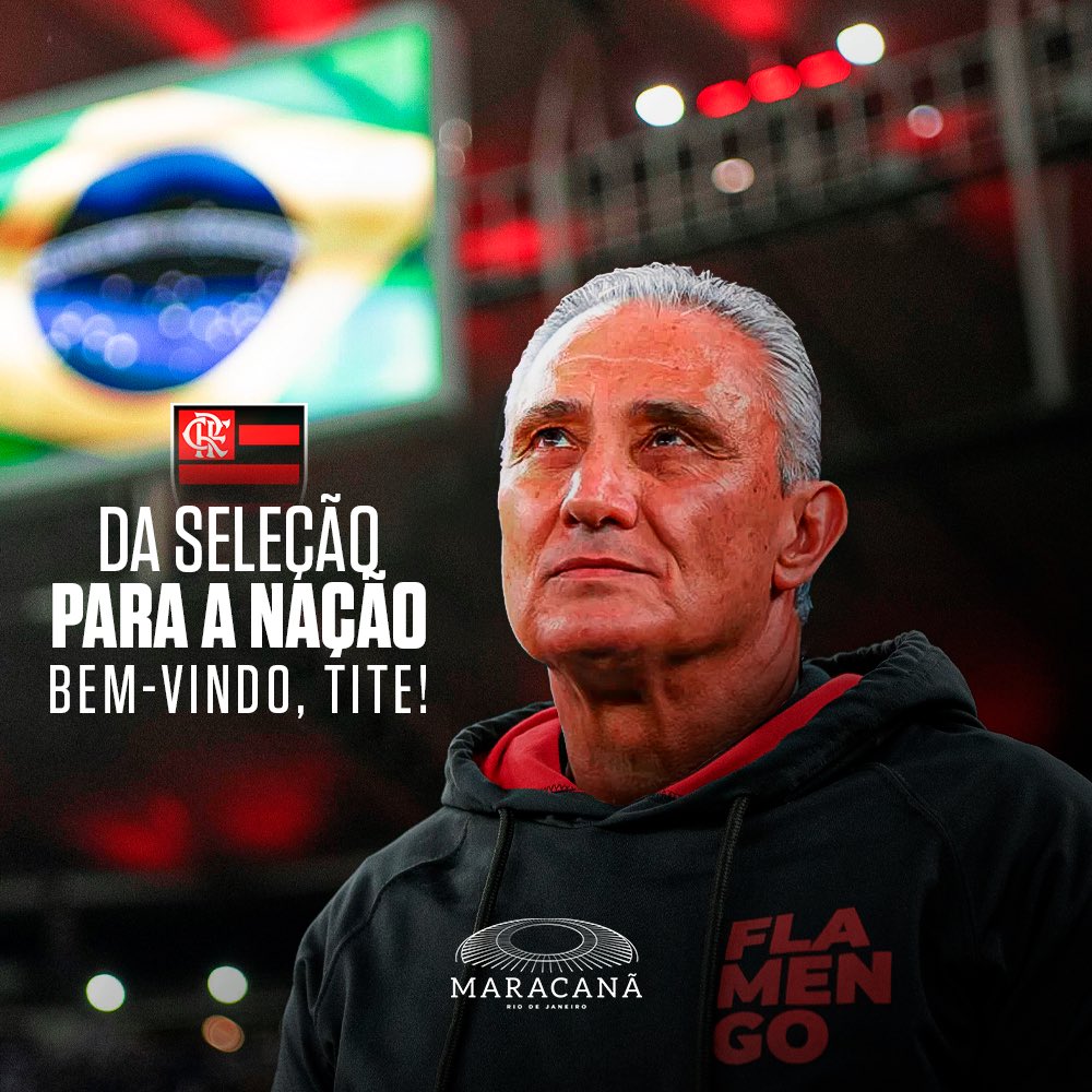 Flamengo anuncia oficialmente a contratação de Tite - Rede Luziânia Flamengo anuncia oficialmente a contratação de Tite - Rede Luziânia